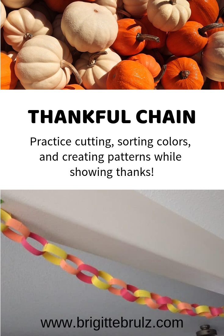 Creating a Thankful Chain for Thanksgiving – Brigitte Brulz