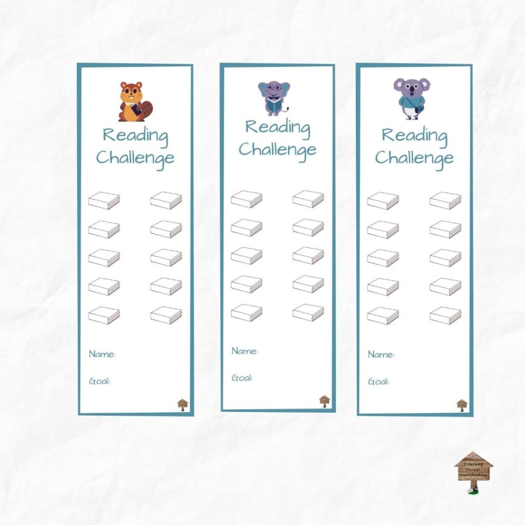 FREEBIE: Reading Challenge Bookmarks – Brigitte Brulz